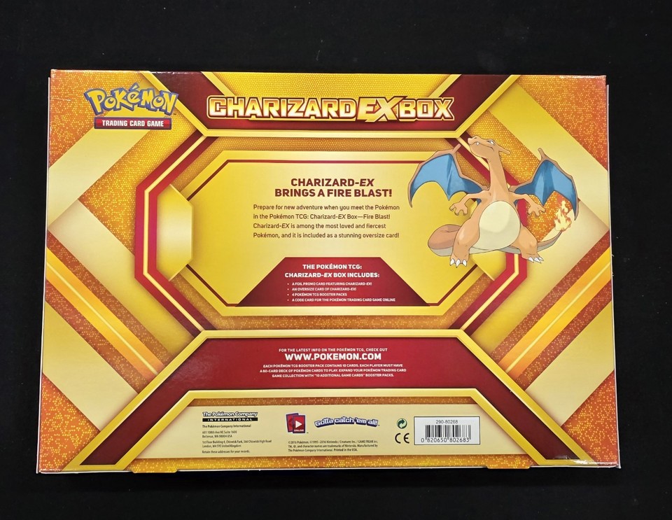 Pokemon 2016 Charizard EX Box Factory Sealed (4x XY Era Packs Inside ...