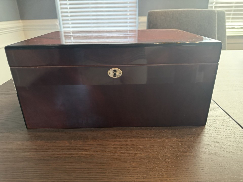 Savoy Cigar Humidor & Opus X Tin & Xikar Cutter. Gently Used. 13.5 X 10 ...