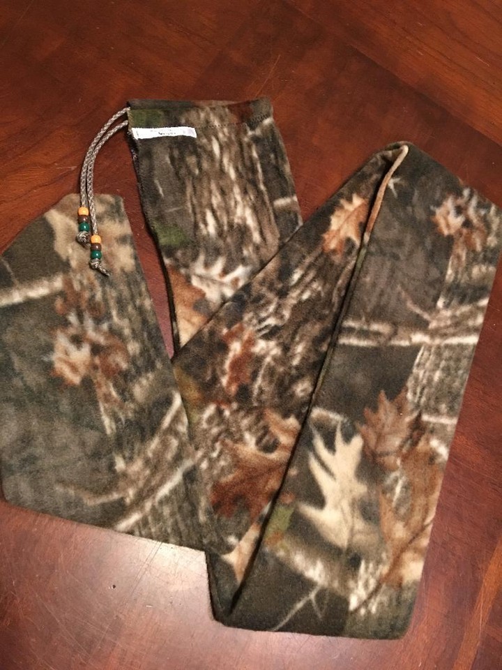 Fleece Archery Green Camo Recurve Longbow Bow Sock/Sleeve Traditional ...