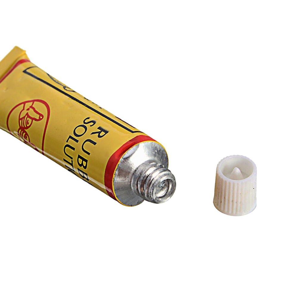 5Pcs 6g Bicycle Bike Tire Tube Patch Glue Rubber Cement Puncture Repair ...