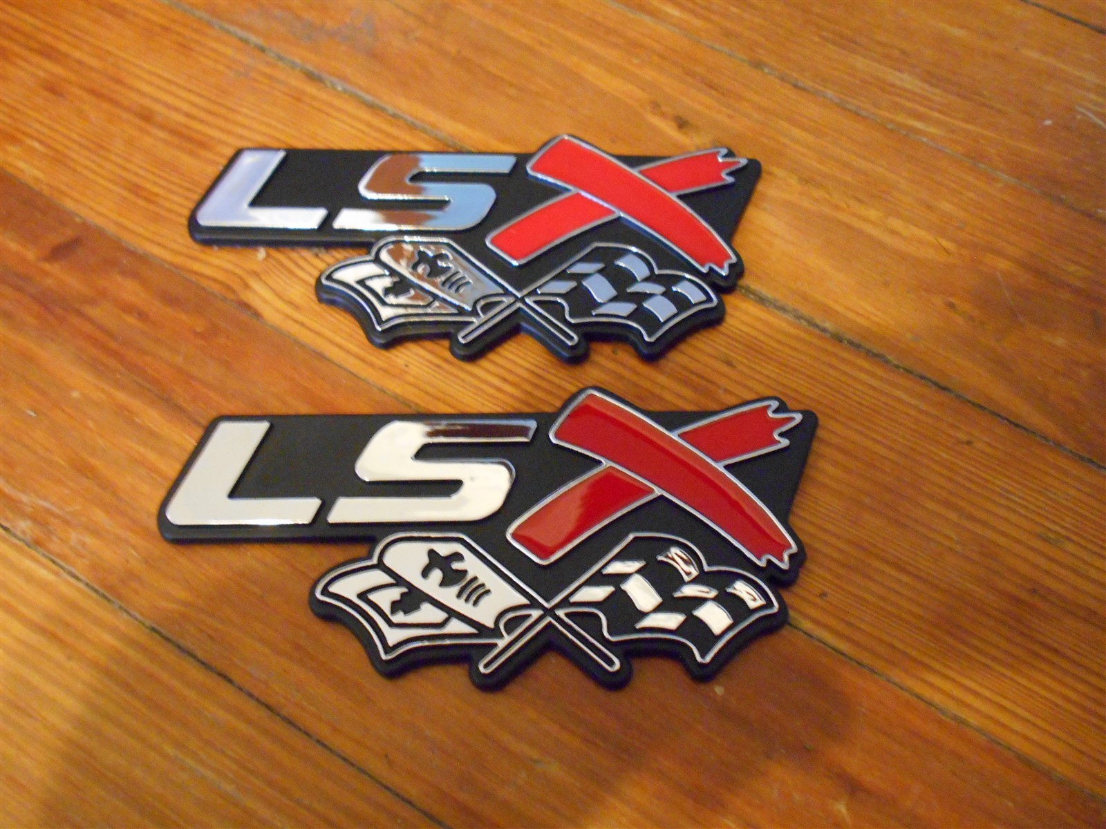 CHEVROLET CAMARO CORVETTE SILVERADO LSX LS-X w RACING FLAGS LOGO ...