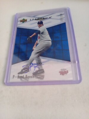 2007 BOOF BONSER SPECTRUM ROOKIE RETROSPECTRUM AUTO CARD . MINNESOTA ...