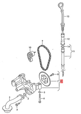 Genuine VW AUDI SKODA SEAT Bora Variant 4Motion Oil Pump 038115105D | eBay