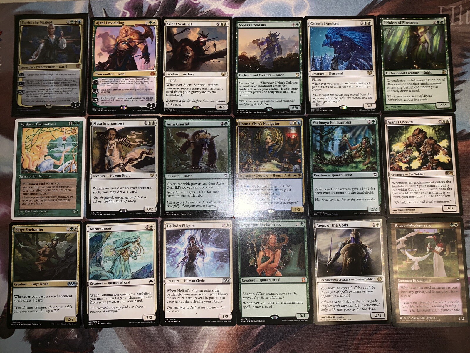 Mtg - *Estrid the Masked Enchantress EDH Deck* - Lots of Rares/Mythics ...