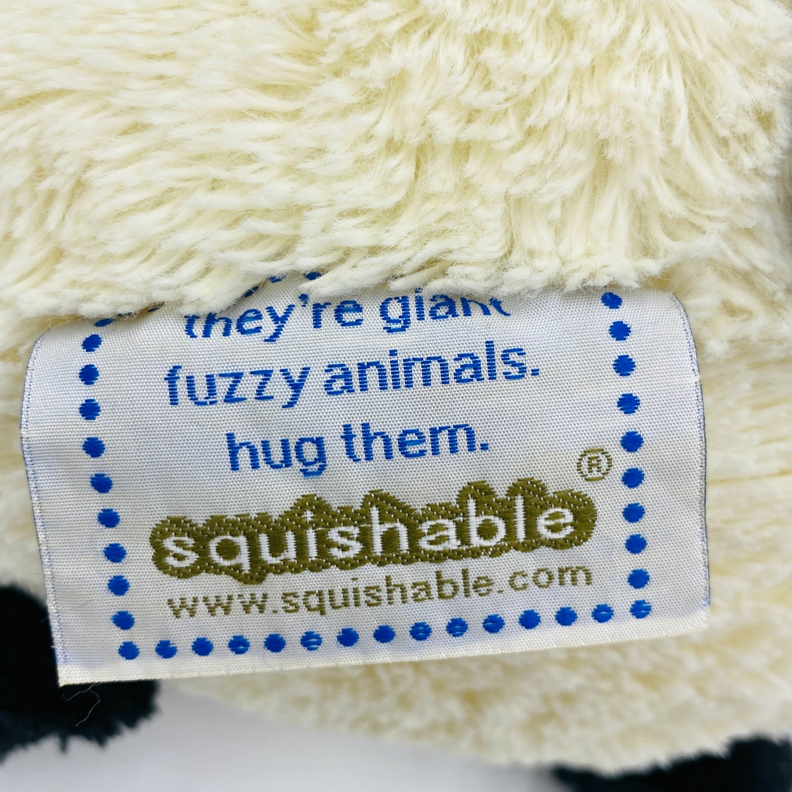 Squishable Panda Bear Fuzzy Plush Stuffed Animal Cream/Black Cute ...