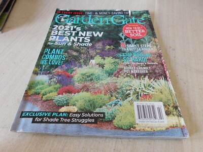 Garden Gate Magazine February 2021 - mild moisture damage | eBay