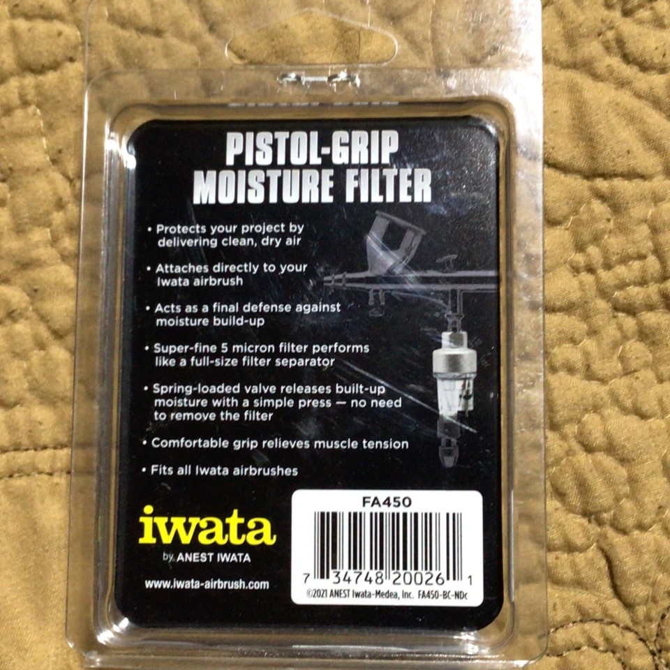 Iwata Pistol-Grip Moisture Filter For Airbrush By Anest Iwata | eBay