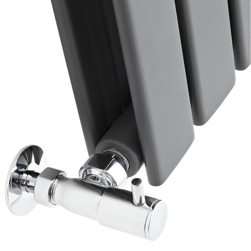 DESIGNER RADIATORS Vertical Horizontal Flat Panel Tall Upright Column ...