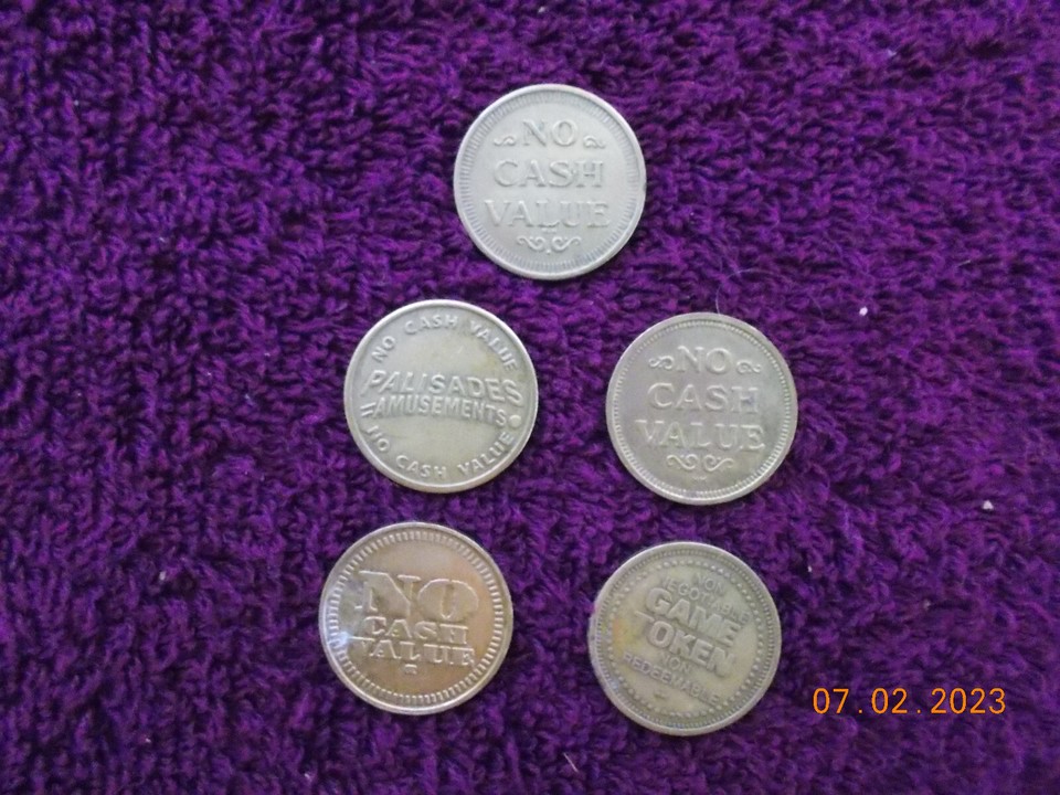 VINTAGE ARCADE TOKENS | eBay