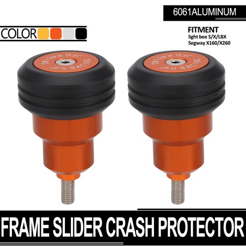 Orange Motorcycle Frame Sliders For Segway X160 X260 Surron light bee X ...