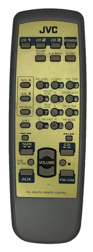 JVC RM-SMXJ70J Remote Control, OEM for MXJ70, MXJ76, MXJ800, MXJ850R ...