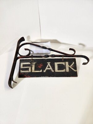 very old sign Slack | eBay