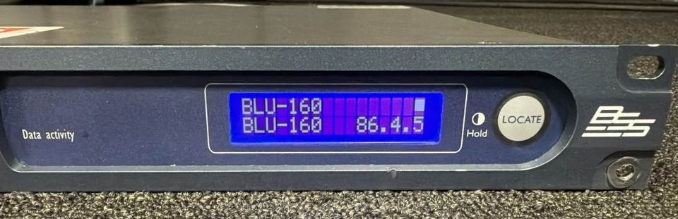 BSS London BLU-160 Signal Processor | 16x16 Digital Audio DSP | Dante ...