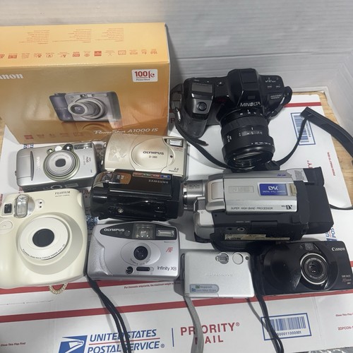 Assorted Digital Camera/Hand/Film Camera Lot of 10 All Tested **READ ...
