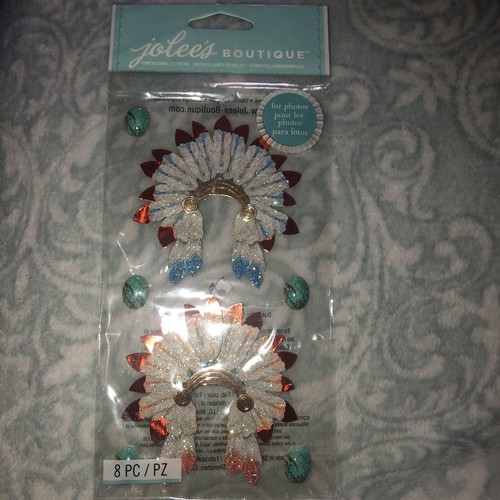 EK Success Jolees Dimensional Sticker ~ Native American Headdress ...