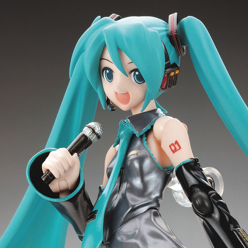14cm Singer Hatsune Miku Action Figures Anime FIGMA Movable Joints ...