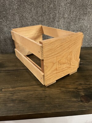 Napa Valley Wood CD Compact Disc Storage Holder Rack Shelf Wooden Crate ...