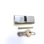Jedo Satin Chrome OVAL Cylinder inc 3 Keys Upvc Aluminium Door Lock ...