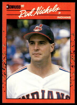 1990 Donruss 546 Rod Nichols Cleveland Indians Baseball Card | eBay