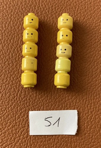 Lego vintage minifig 10 têtes 3626ap01, usées et abimées 51 | eBay