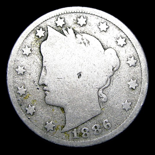 1886 Liberty V Nickel ---- Nice Key Date Coin ---- #466D | eBay