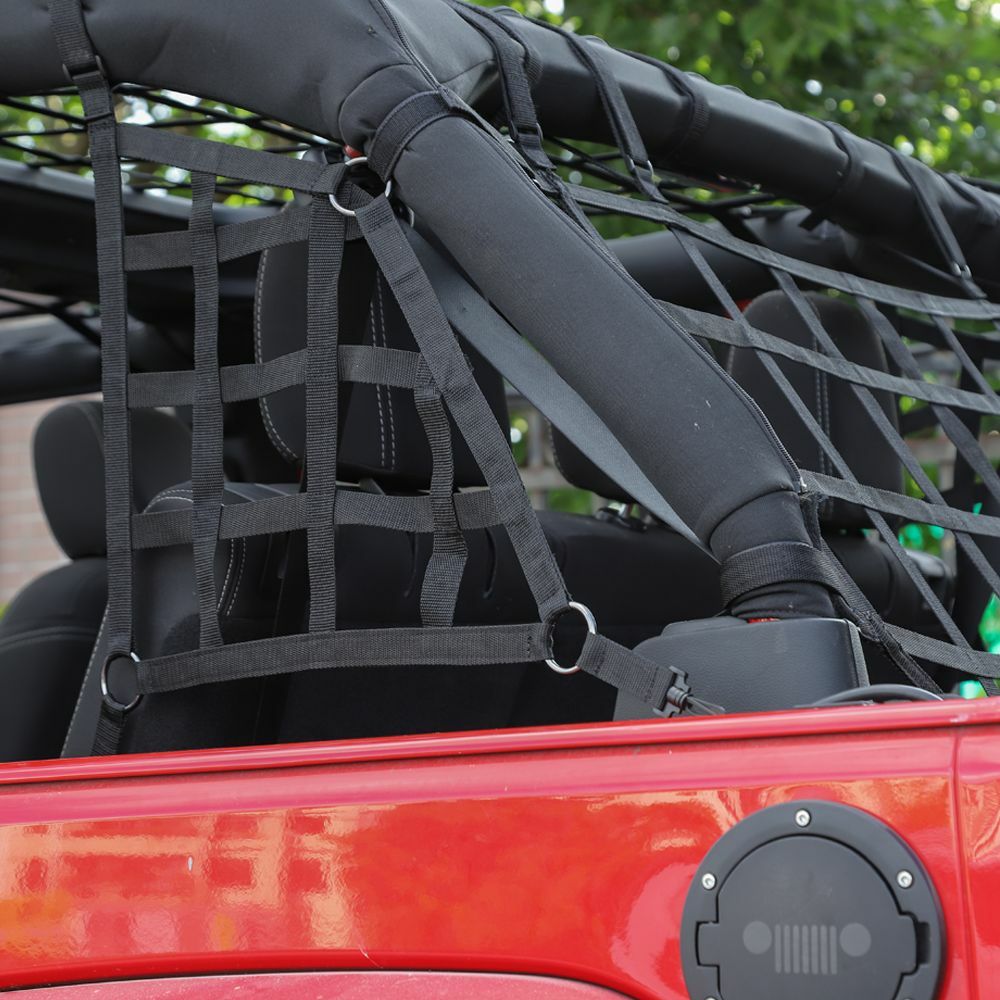 Car Mesh Cargo Side Net Trunk Restraint Protective for Jeep Wrangler ...