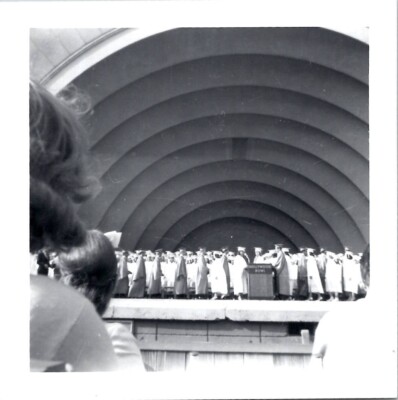 Hollywood Bowl Theatre Los Angeles California Graduation 1960s Vintage ...