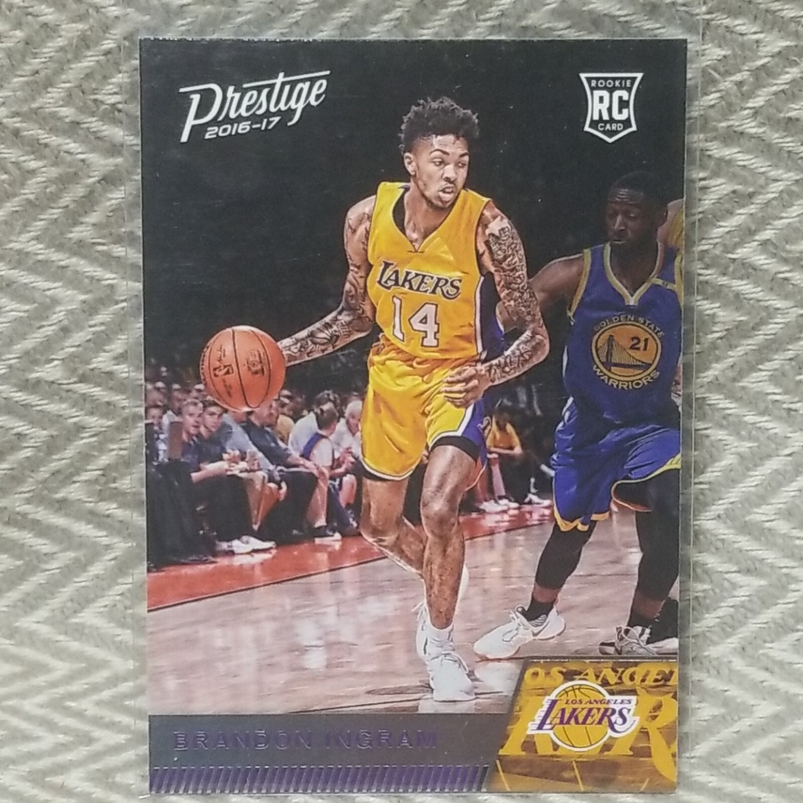 2016-17 Prestige Base Brandon Ingram Rookie Card RC #152 Lakers ...