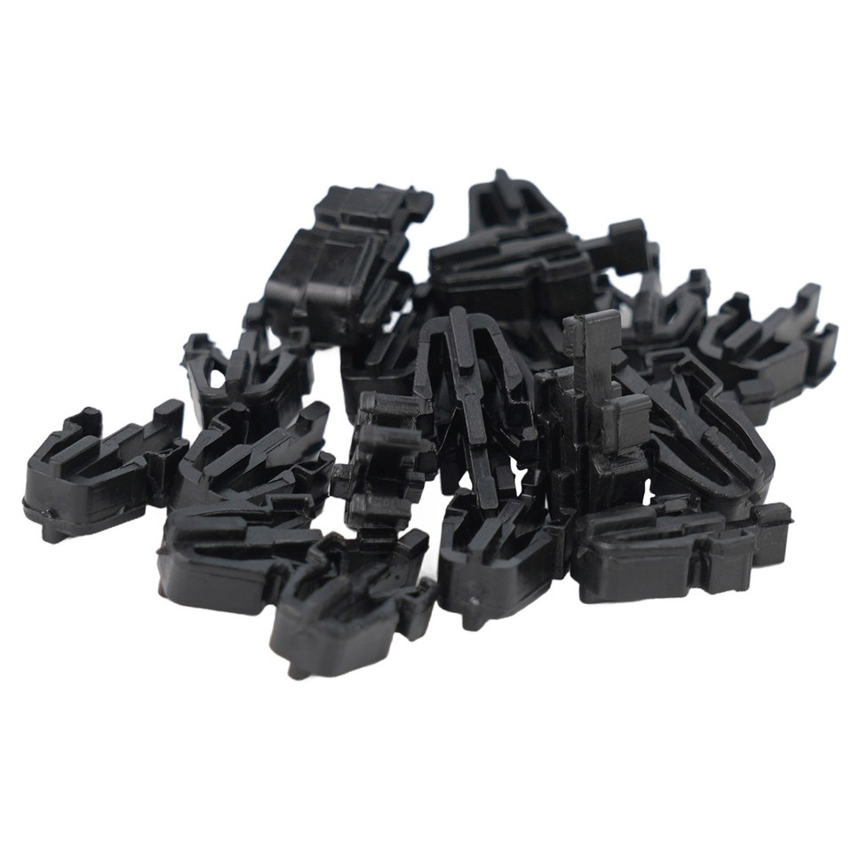 High Quality Material Front Grille Clip 20pcs 13mm Nylon 20pcs Black ...