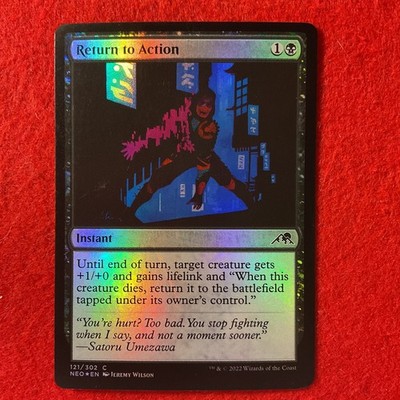Return to Action - Foil - Kamigawa: Neon Dynasty - Magic the Gathering ...