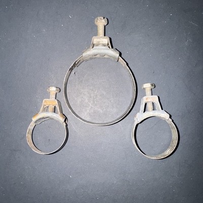 Lot of 3 Vintage Wittek Tower Hose Clamps 2-1/4, 1-7/16 & 1-3/16" | eBay
