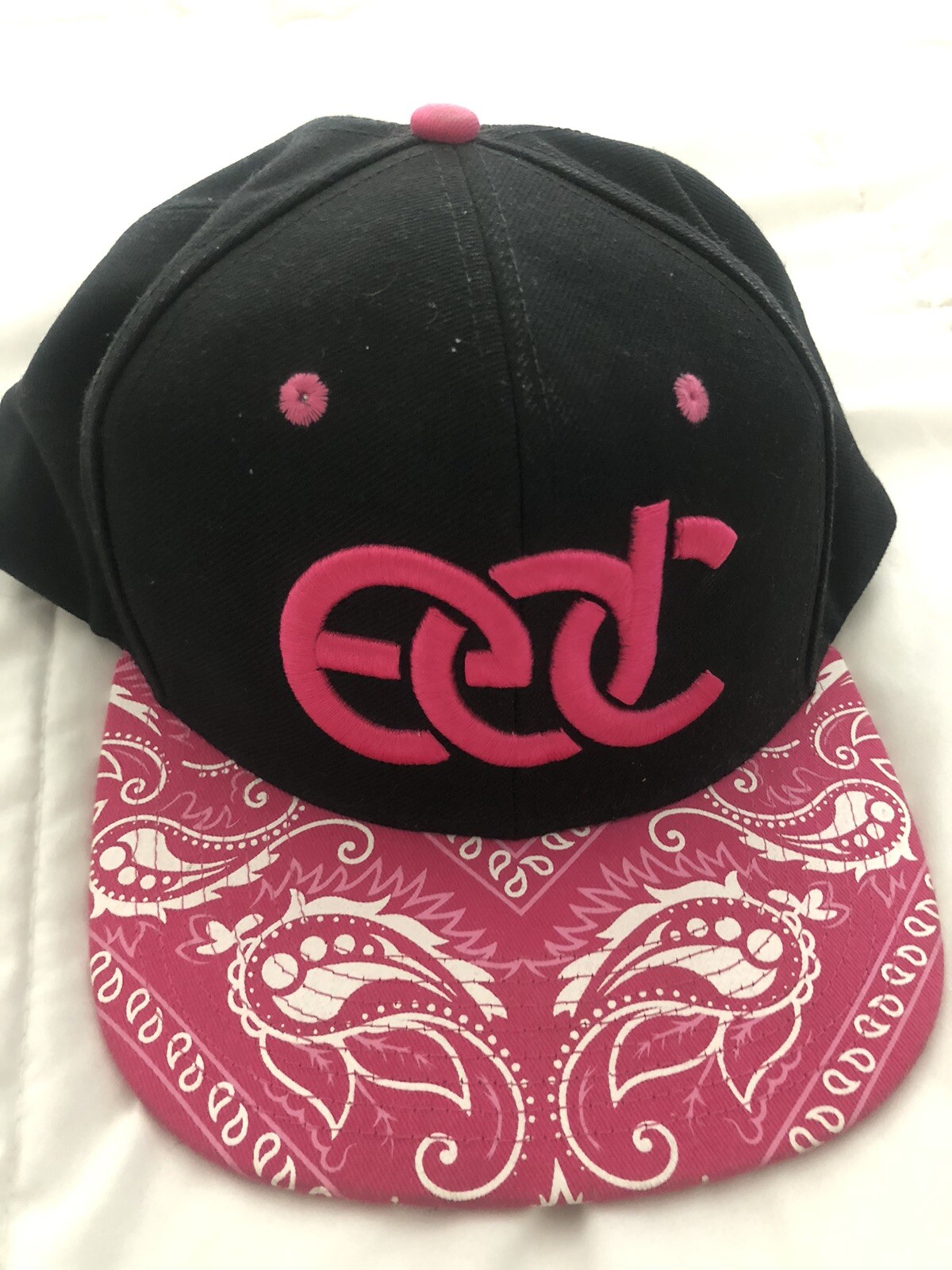 RARE EDC Electric Daisy Carnival Pink & Black Snapbac… - Gem
