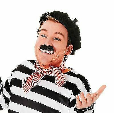 French #man Set Kit Fancy Dress Frenchman One Size Costume Accessories ...
