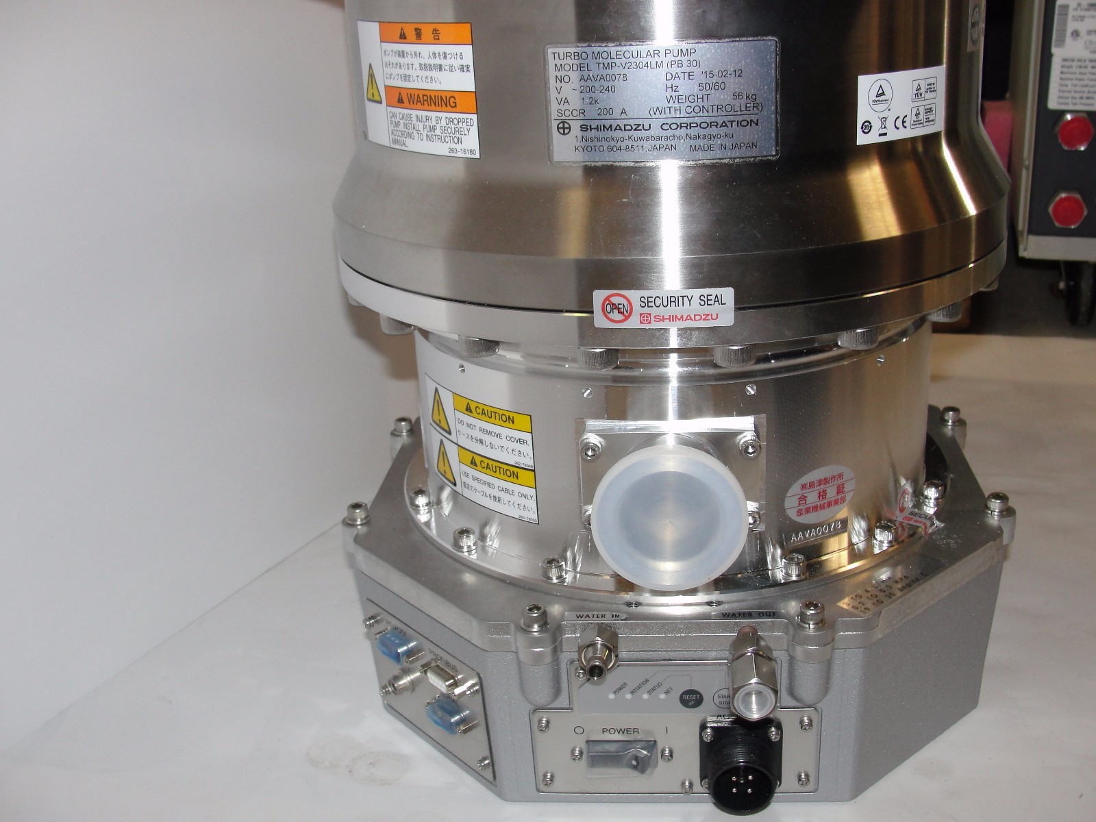 Shimadzu Corp. Turbo Molecular Pump Model TMP-V2304LM ( PB 30) | eBay