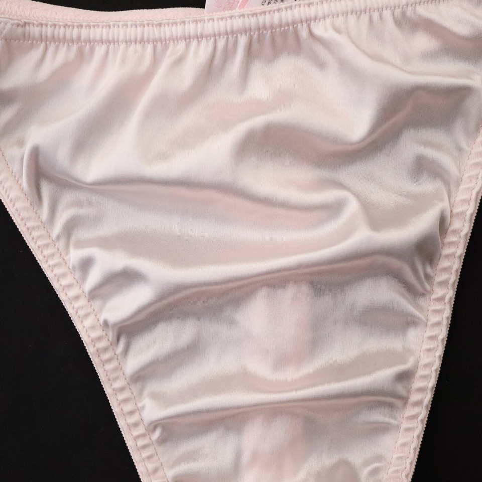 NEW Victoria's Secret VINTAGE Second Skin Satin Thong Panties MEDIUM | eBay