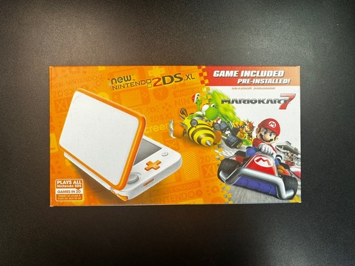 Nintendo 2ds XL Orange Console - Mario Kart 7 Game Bundle - Brand New ...
