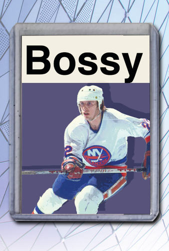 Mike Bossy Artist Signed Hockey Art Card 1/10 | eBay