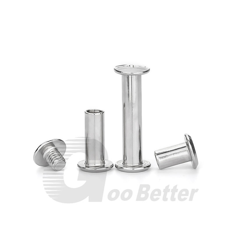 Chicago Screws A2 Stainless Belt Bolt Leather Craft Stud Bind Rivet ...