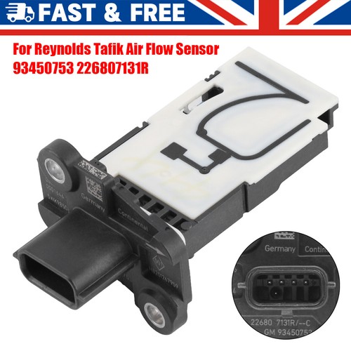 Mass Air Flow Sensor fits Nissan Qashqai Vauxhall Movano Vivaro Renault ...