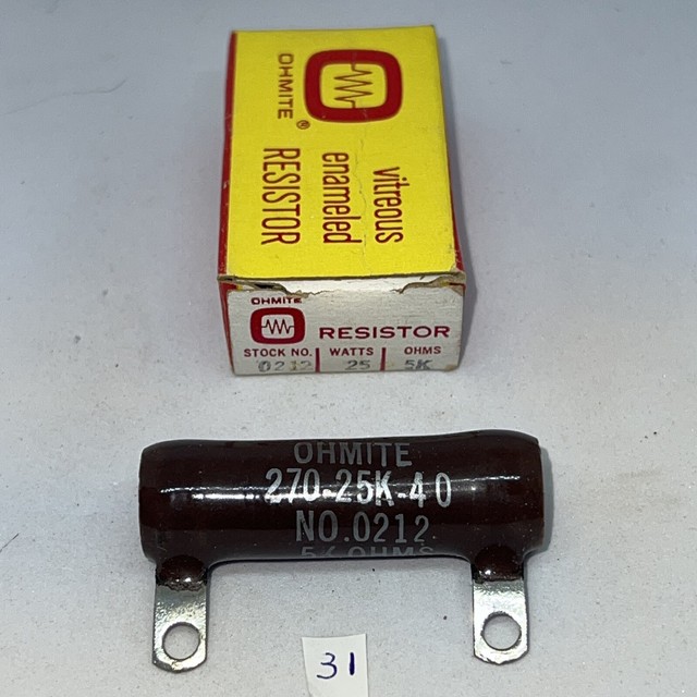 Ohmite N 270-25k-40 25w 50 Ohms Resistor for sale online | eBay