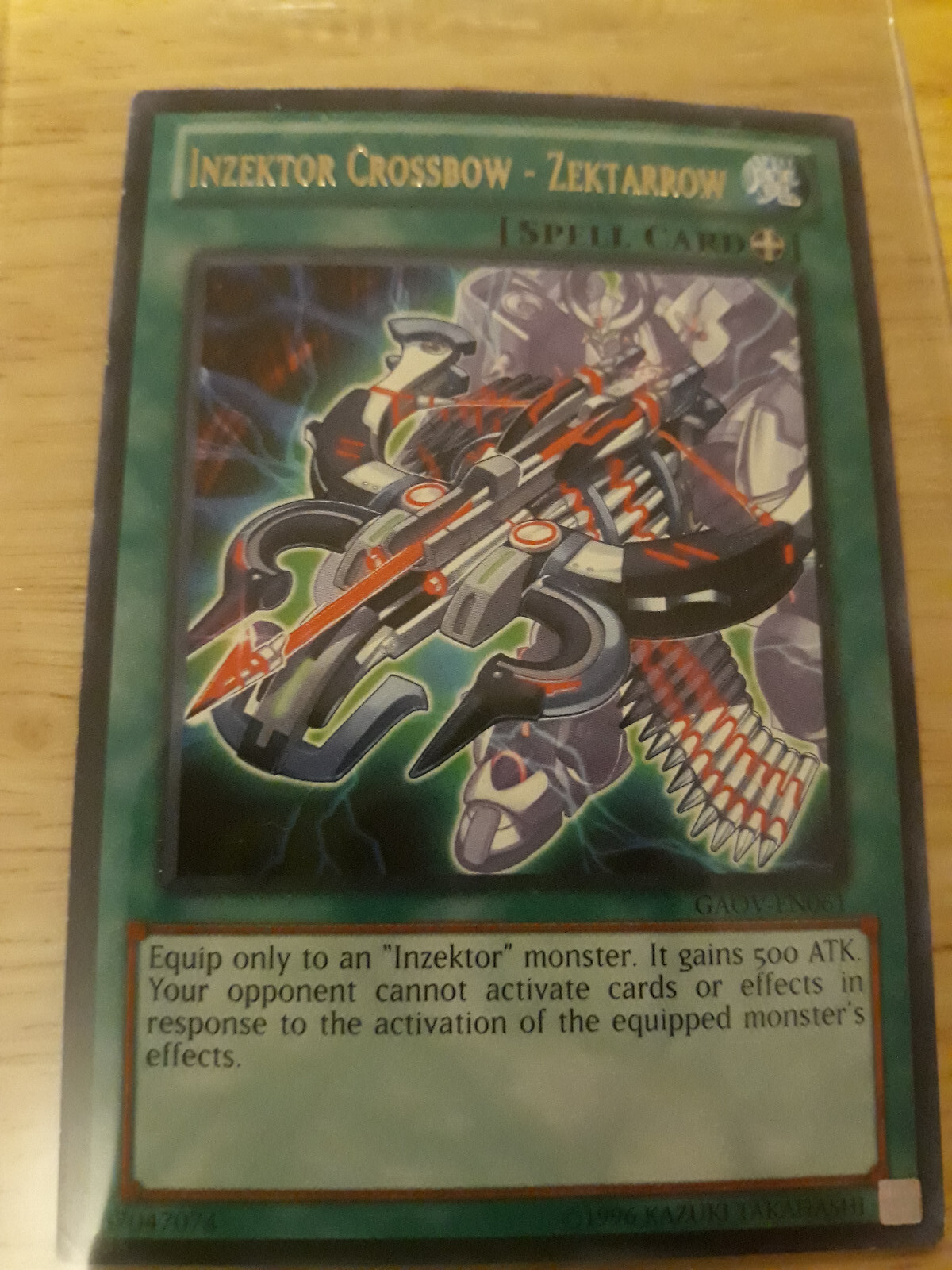 Yu-Gi-Oh! TCG Inzektor Crossbow - Zektarrow Galactic Overlord GAOV ...