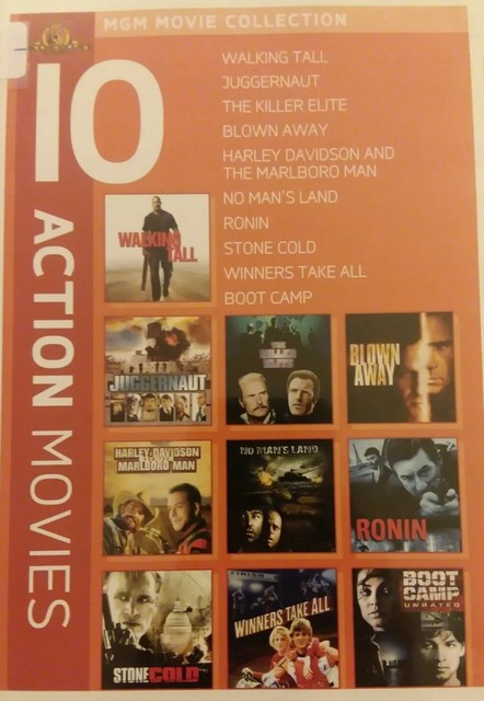 MGM Movie Collection: 10 Action Movies (DVD, 2010, 10-Disc Set) for ...