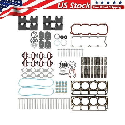 For GM 5.3 AFM Lifter Replacement Kit Head Gasket Kit, Head Bolts ...