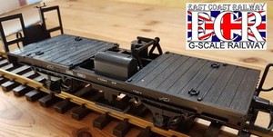 BRAND NEW G SCALE 45mm GAUGE TRUCK & FITTED LGB RAIL TRACK CLEANER ...
