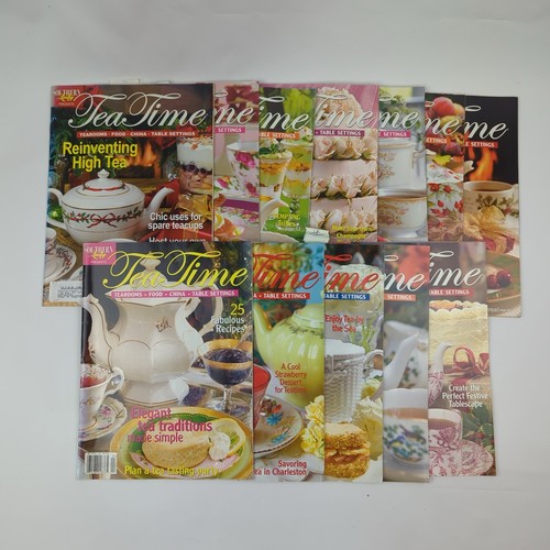Tea Time Magazine Complete Year 2006 and 2007 - 12 Issues Serenity | eBay