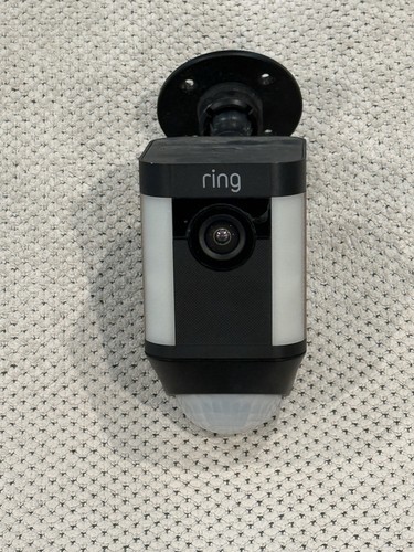 Ring Spotlight Cam 5AT3S8 Outdoor HD Security Camera Two Way Talk - NO ...