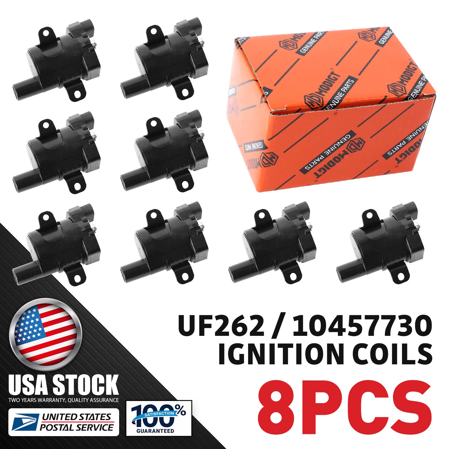8x Brand-New Ignition Coil Fits OEM 10457730 UF262 For Chevrolet ...