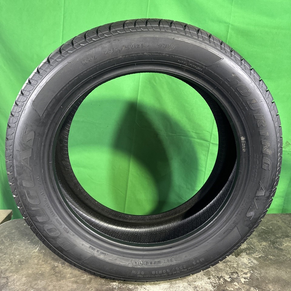 Single,Used-235/50R18 Douglas Touring A/S 97W 9/32 DOT 2824 | eBay