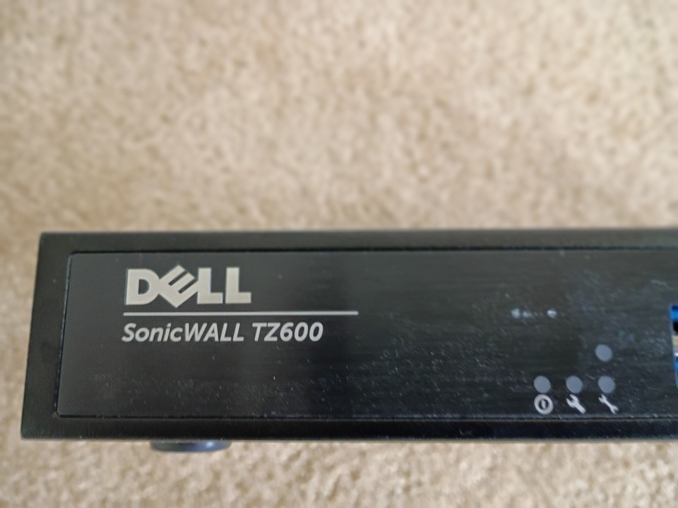 Dell SonicWall TZ600 APL30-0B8 10-Port Firewall Network Security ...