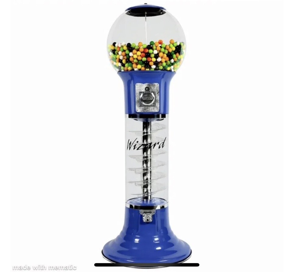 Wizard Spiral Gumball Machine Locks Threaded Screw Tip Bulk Vending Key ...